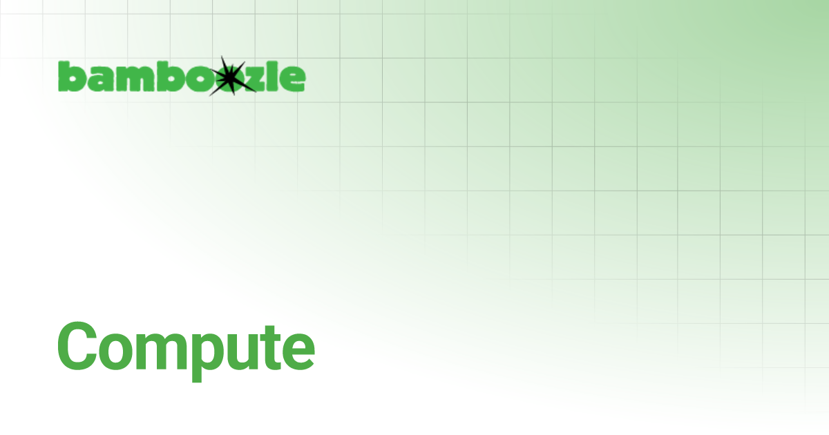 Compute | Bamboozle WIKI